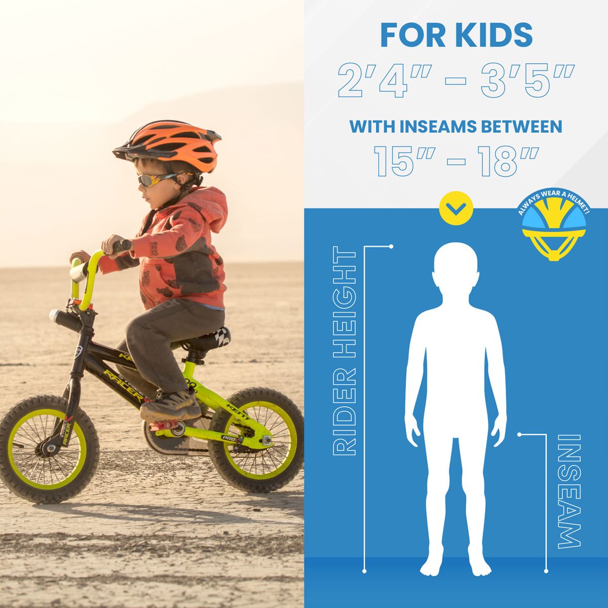 12" Kent Street Racer | BMX Bike for Kids Ages 2-4