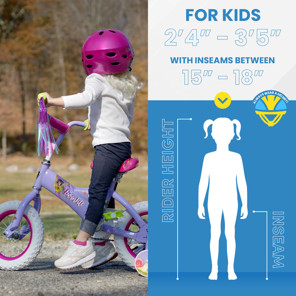 12" Kent Twinkle | Cruiser Bike for Kids Ages 2-4