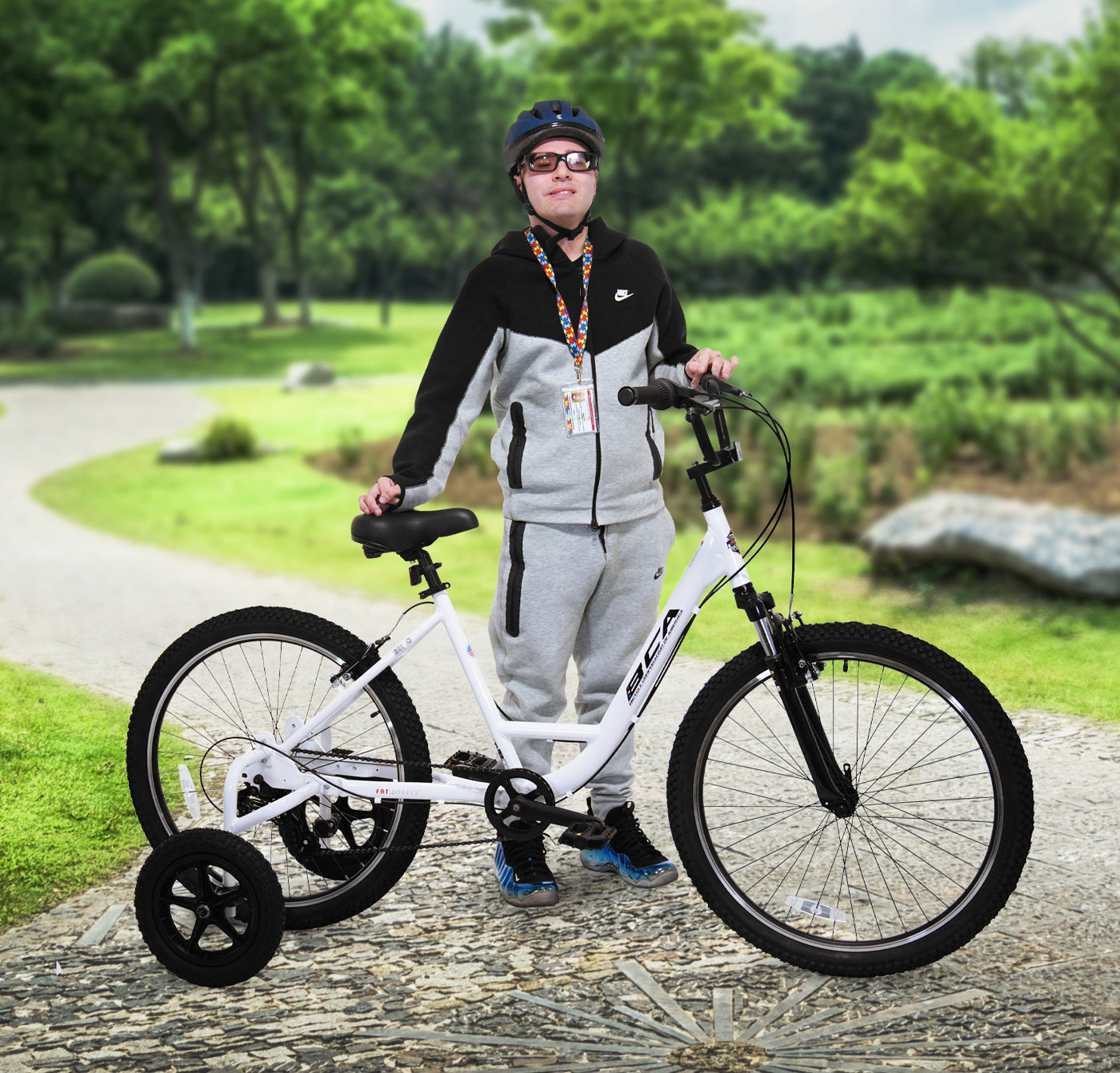 26" BCA Adaptive Training Wheel Bike | Adaptive Bike for Kids & Adults ...