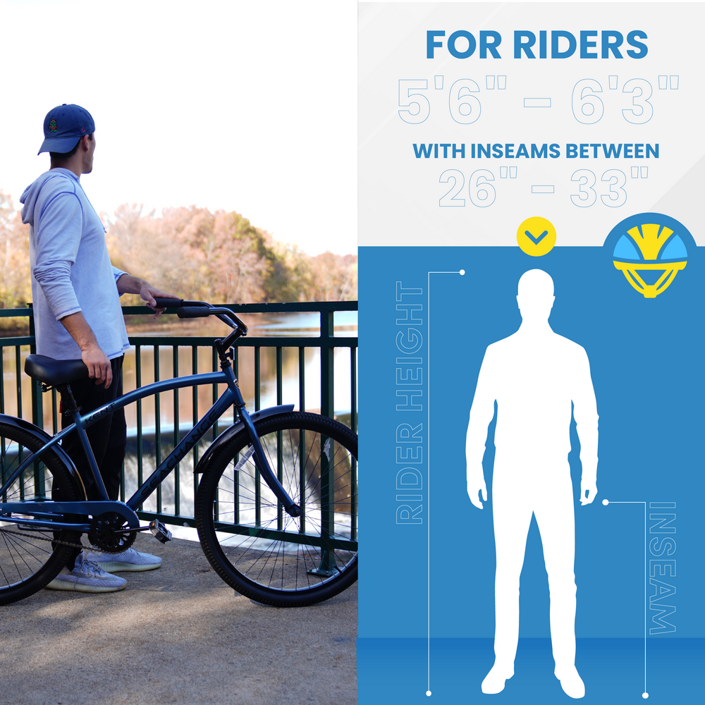 27.5" Kent Seachange | Cruiser Bike for Men Ages 14+
