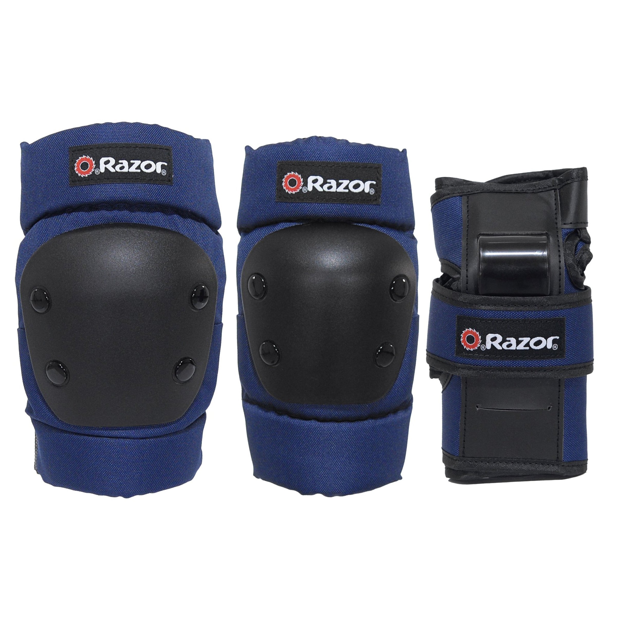 Razor® Navy Blue Youth Multi-Sport Pad Set | Pad Set for Kids Ages 8+