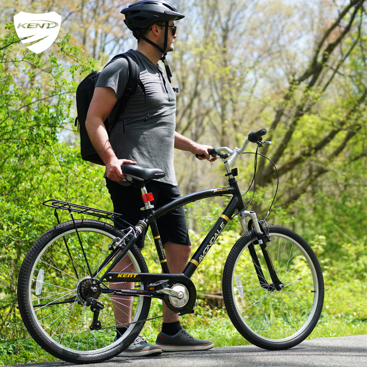 26" Kent Avondale | Hybrid Comfort Bike for Men Ages 13+