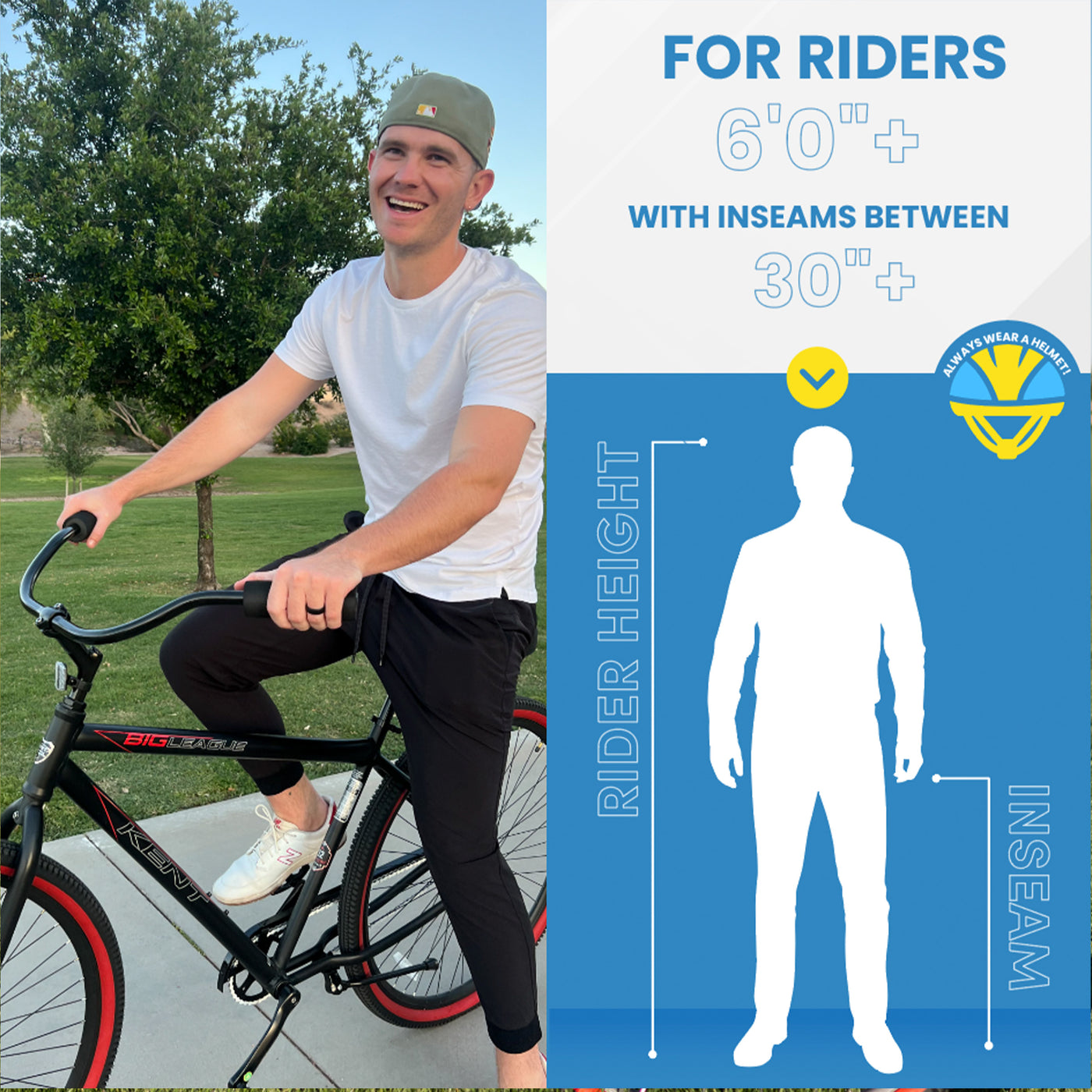 32" Kent Big League | Cruiser Bike for Big & Tall Riders
